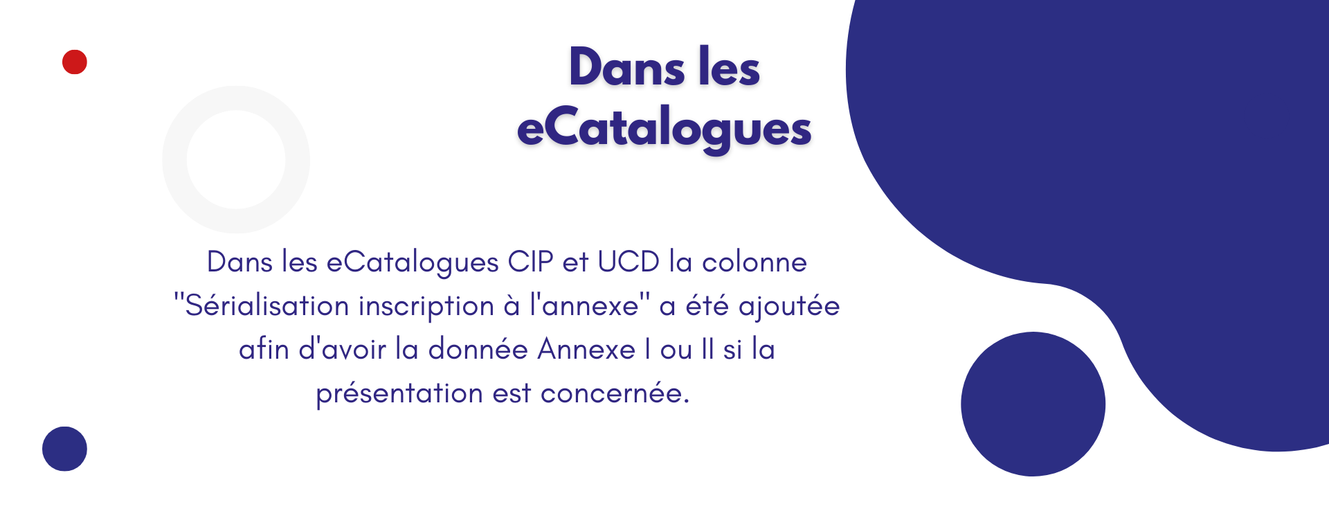 Découvrez l'évolution de la base de données 6.10 - CIP médicament